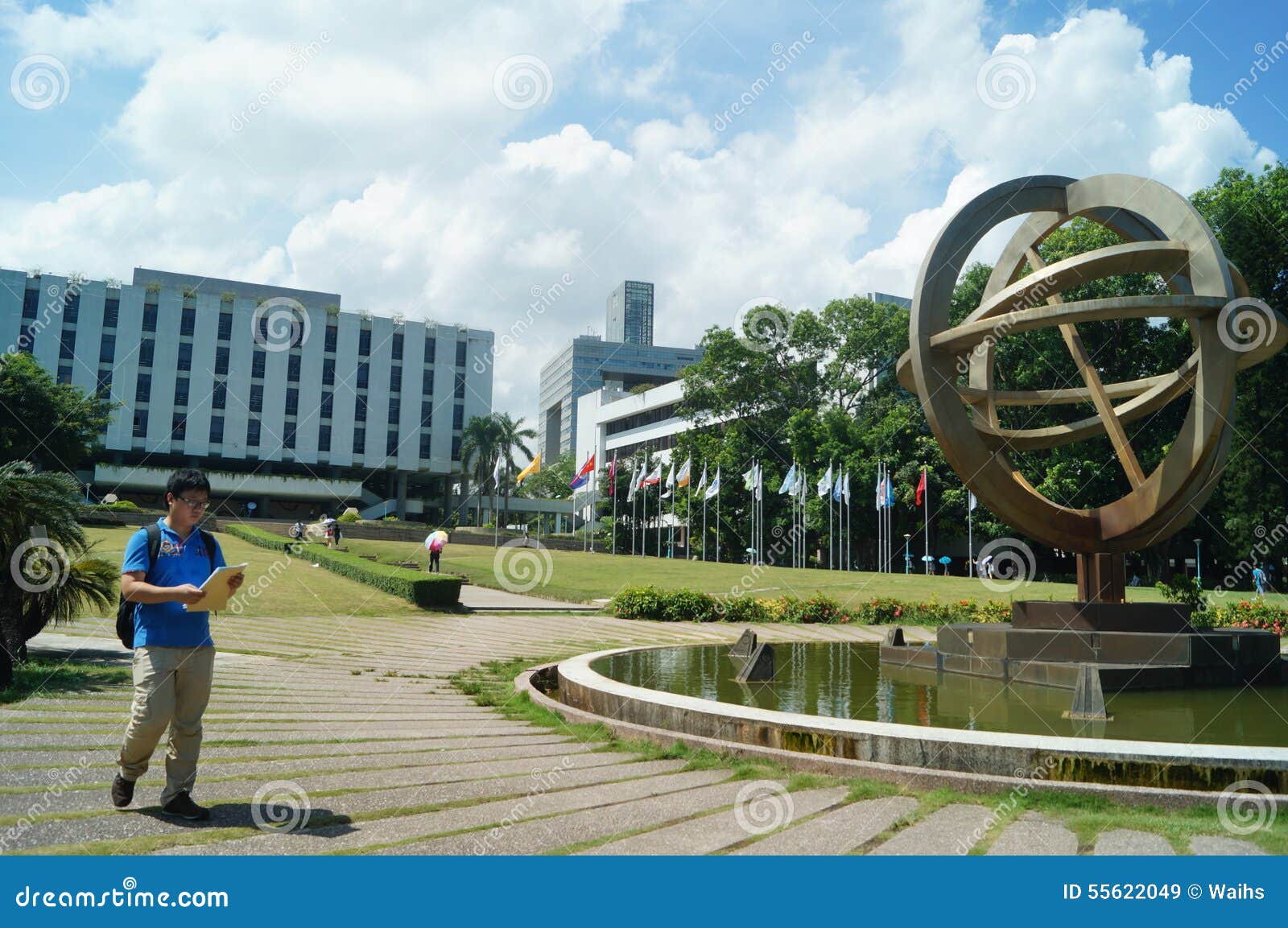 Shenzhen University: Campus Environment Editorial Stock Image - Image ...