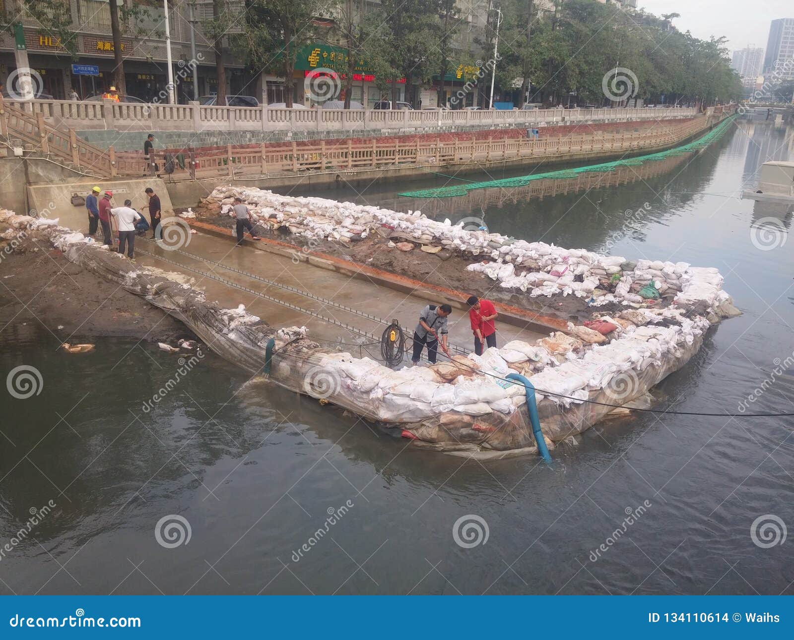 Shenzhen, China: Xixiang River Construction, Protection of River ...