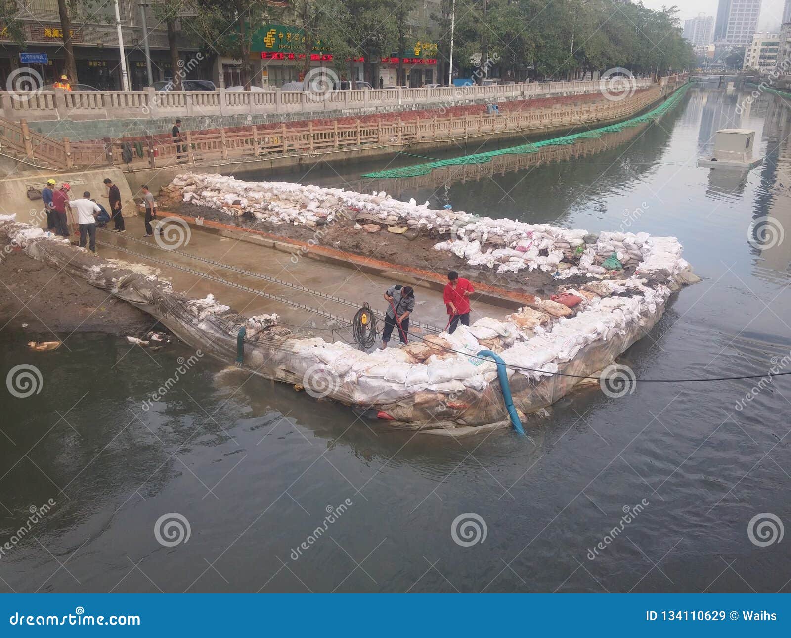 Shenzhen, China: Xixiang River Construction, Protection of River ...