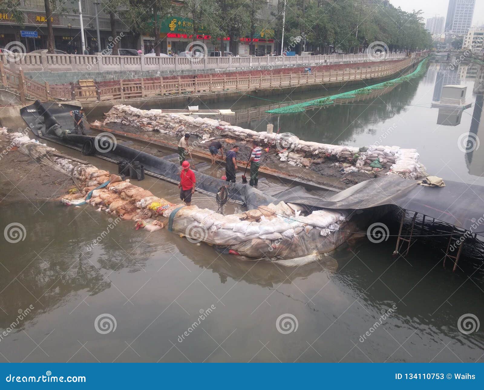 Shenzhen, China: Xixiang River Construction, Protection of River ...