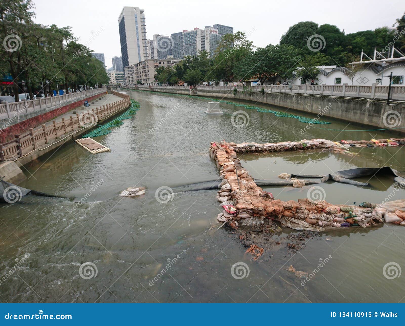 Shenzhen, China: Xixiang River Construction, Protection of River ...
