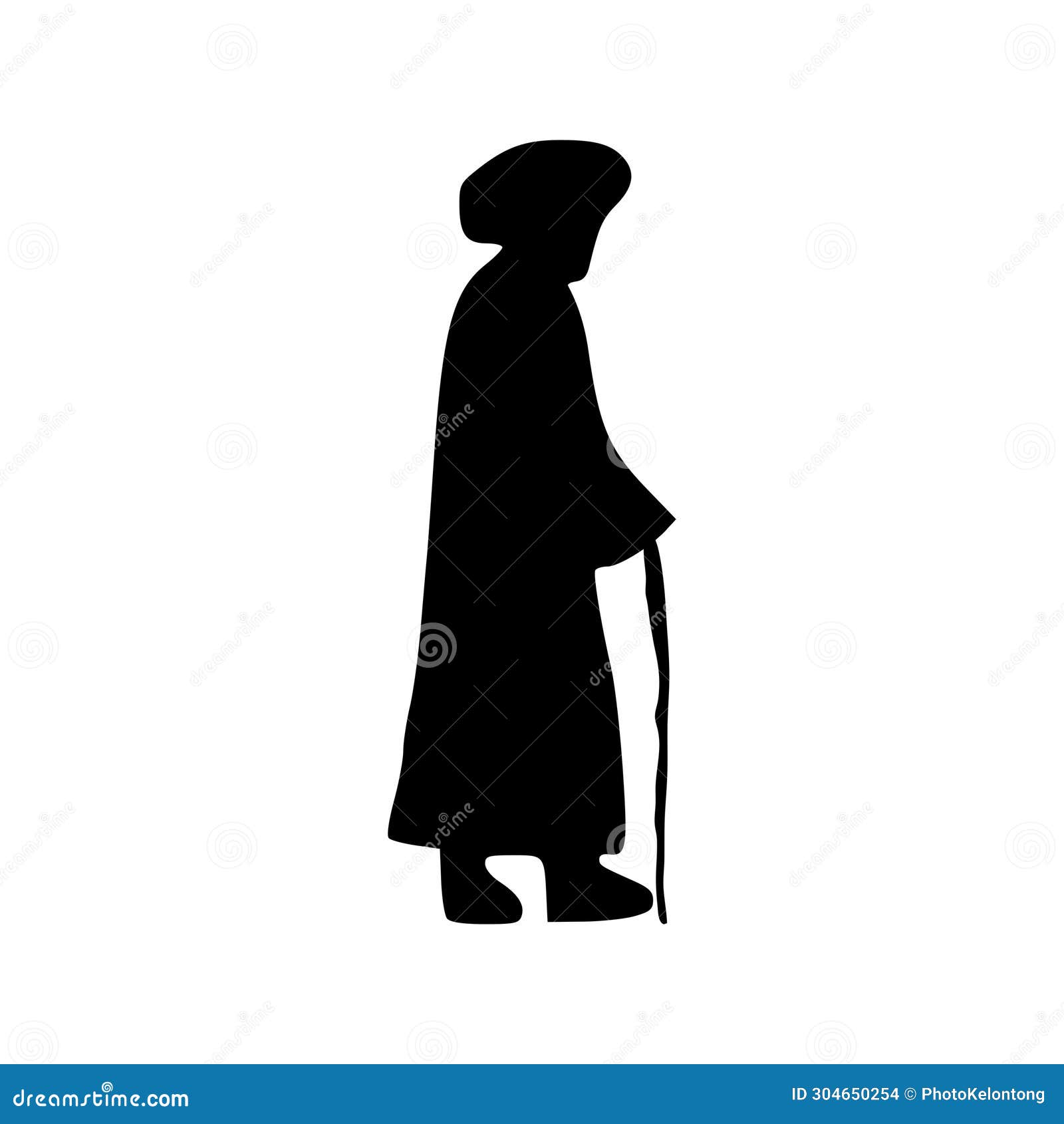 Shepherd Icon. Shepherd Silhouette Stock Vector - Illustration of ...
