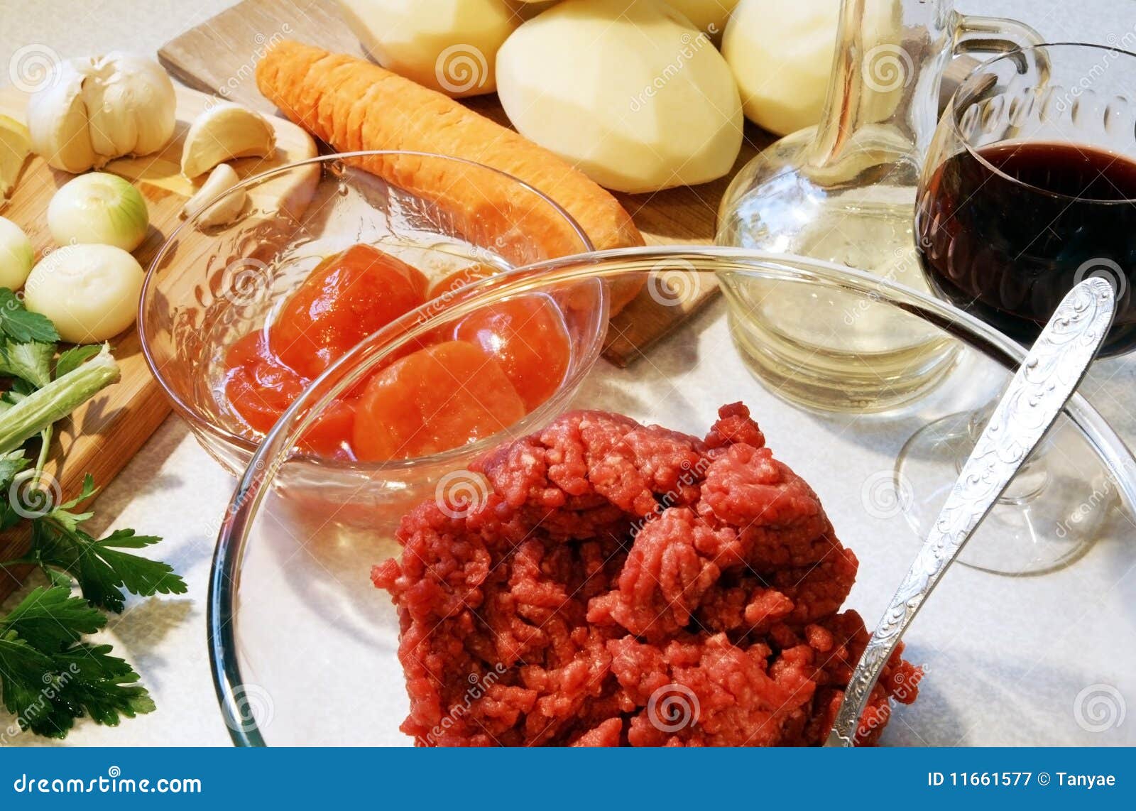 Shepherd s pie ingredients stock image. Image of fresh - 11661577