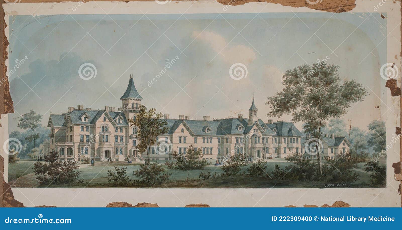 Sheppard Asylum, Front Elevation Picture. Image: 222309400