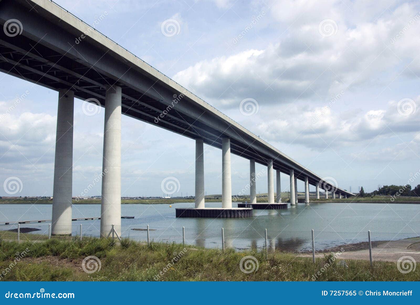 Sheppey Bridge stock image. Image of architecture, landmarks - 7257565