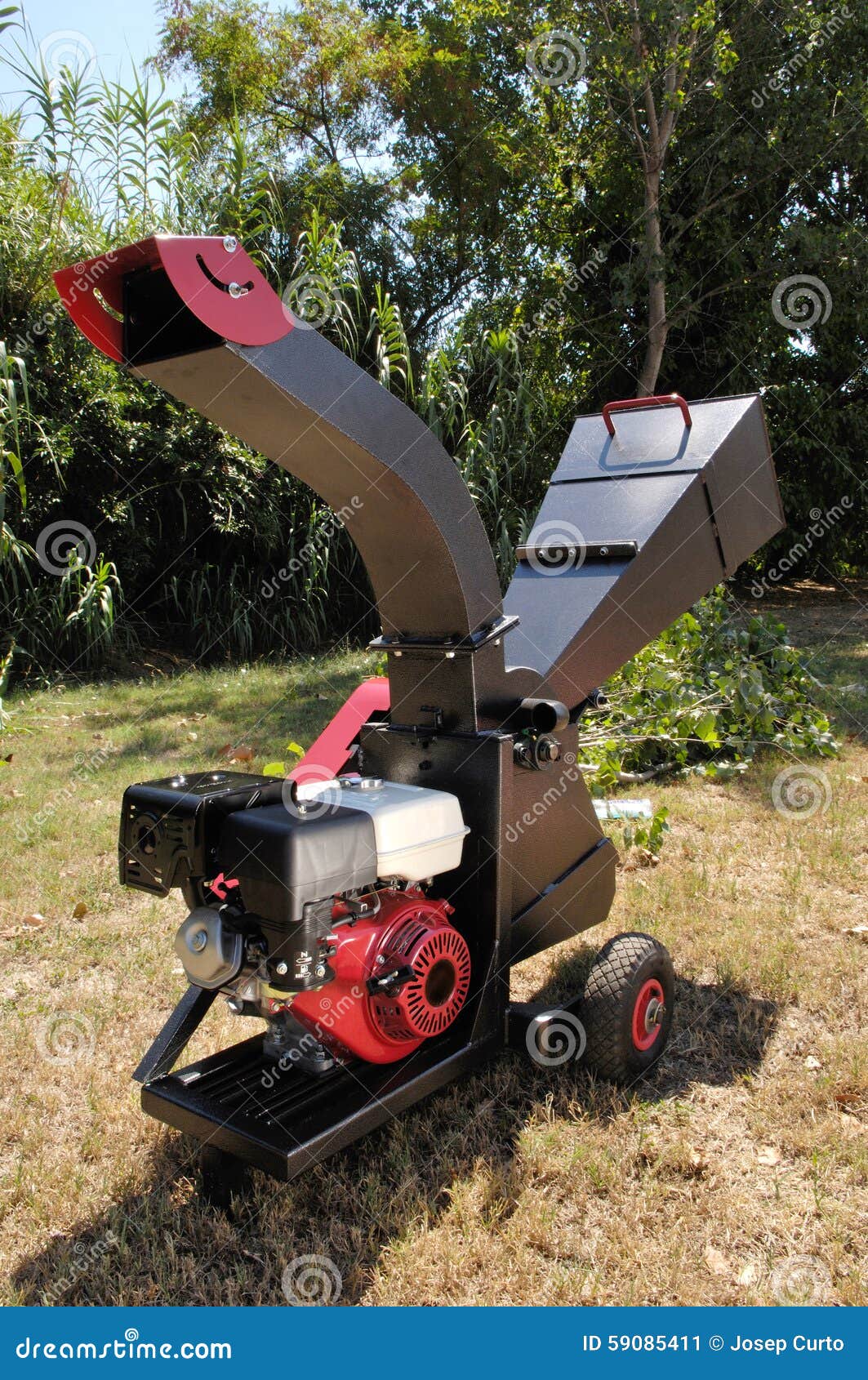 Sheredder, Work Garden, Orchard and Forest.empty Stock Image - Image of ...