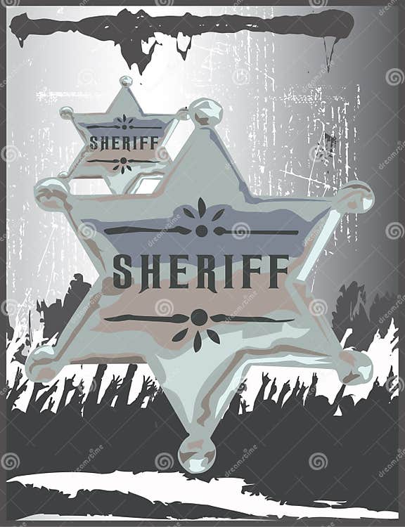 Sheriff Fun stock vector. Illustration of vector, justice - 5872002