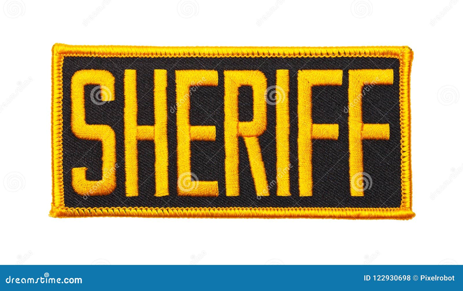 Sheriff stock photo. Image of yellow, sheriff, police - 122930698
