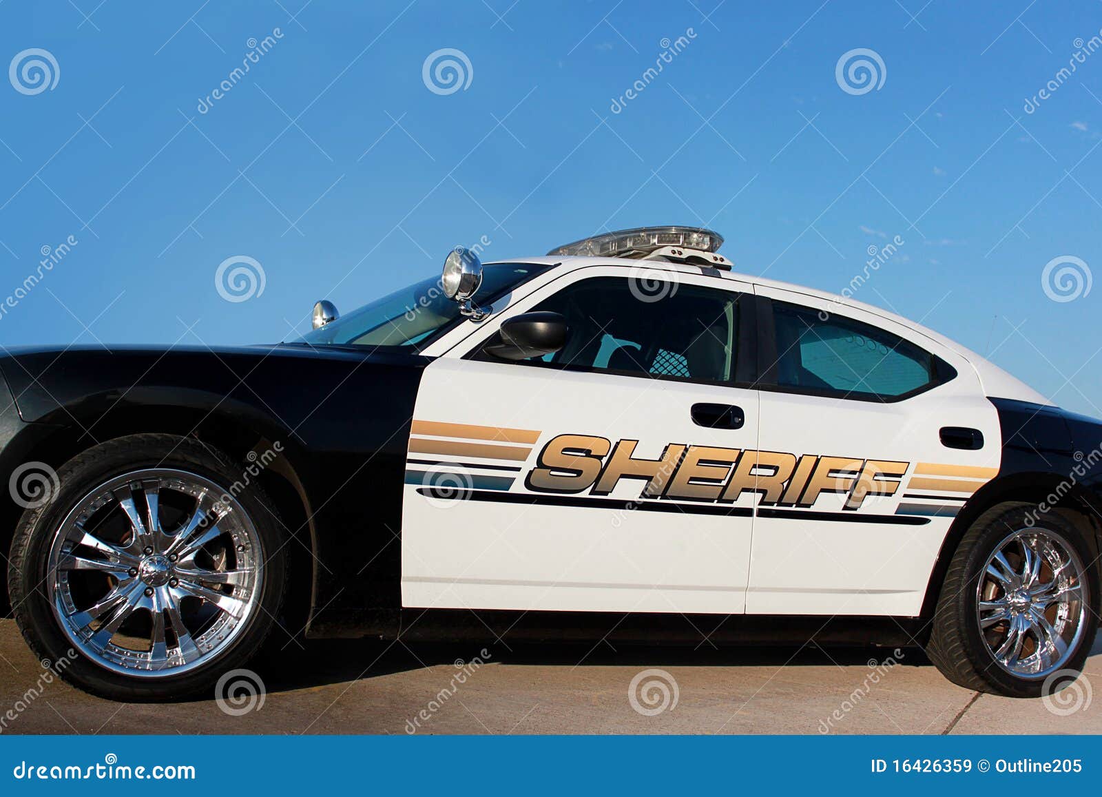 Sheriff patrol car stock image. Image of cops, government - 16426359