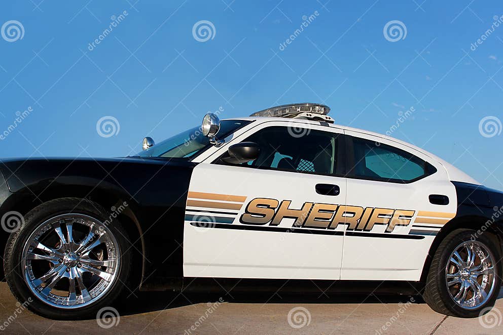 Sheriff patrol car stock image. Image of cops, government - 16426359