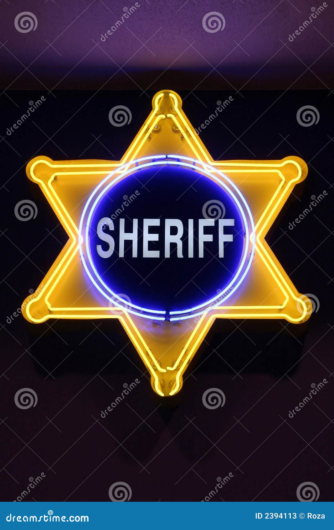 Sheriff Sign Royalty-Free Stock Photography | CartoonDealer.com #2394113