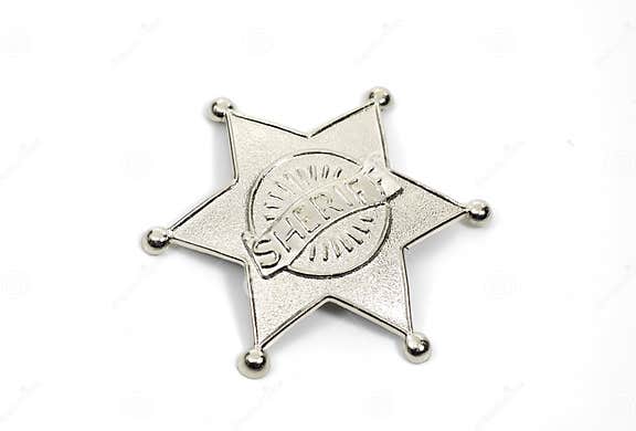 Sheriffs Badge stock photo. Image of arrest, west, enforcement - 75692
