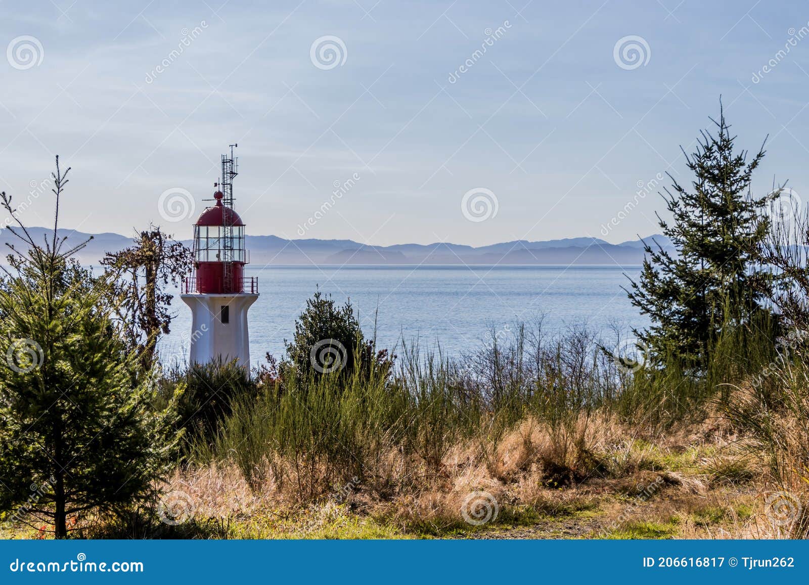 Sheringham Point Lighthouse on a Sunny Day Stock Image - Image of ...
