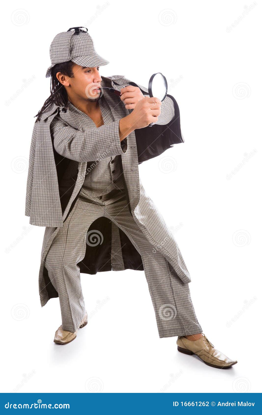 Sherlock holmes with pipe stock photo. Image of mystery - 16661262