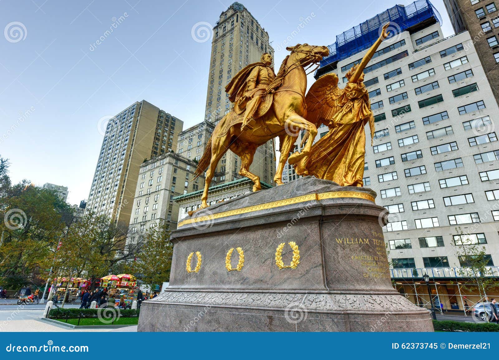 Sherman Memorial - Central Park, New York Immagine Editoriale ...