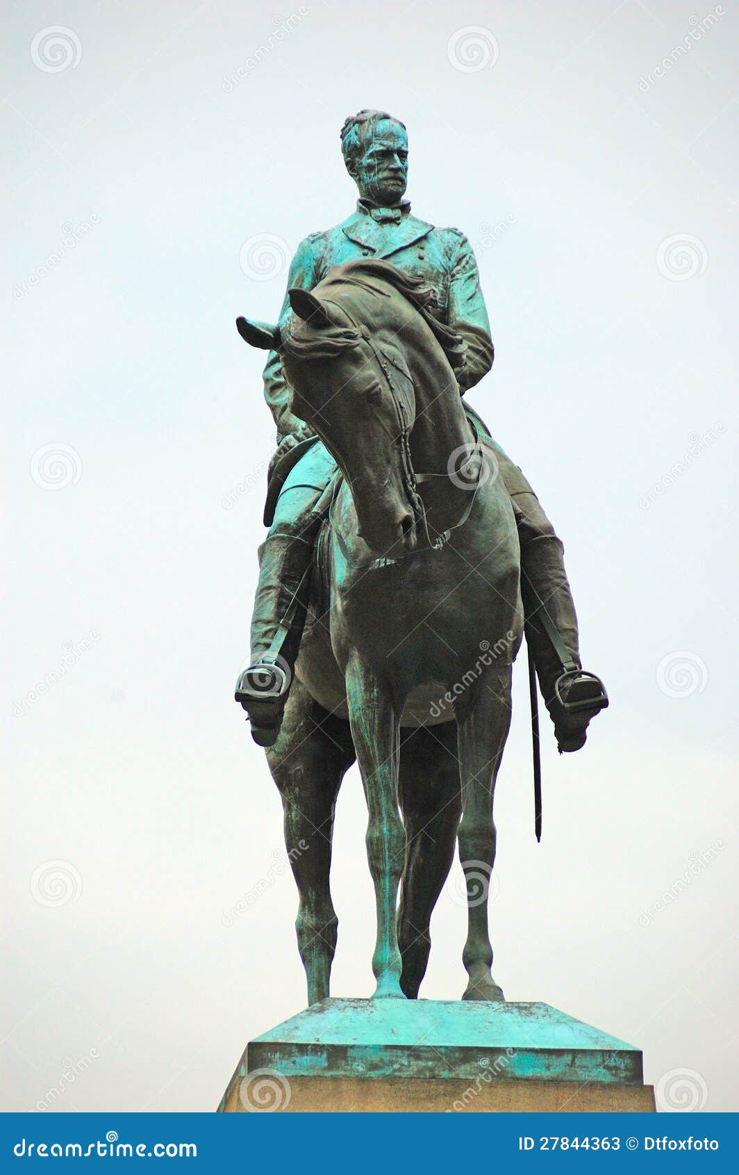 Sherman Statue stock image. Image of columbia, park, william - 27844363