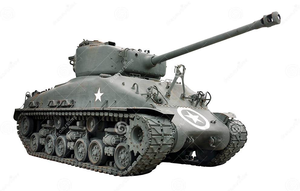 Sherman Tank stock photo. Image of machine, forces, armed - 18254864