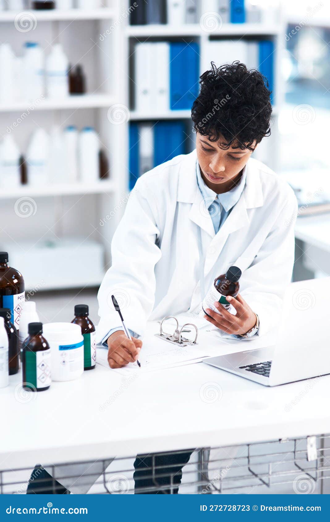 Shes Been Working Hard To Develop New Treatments. a Young Scientist ...