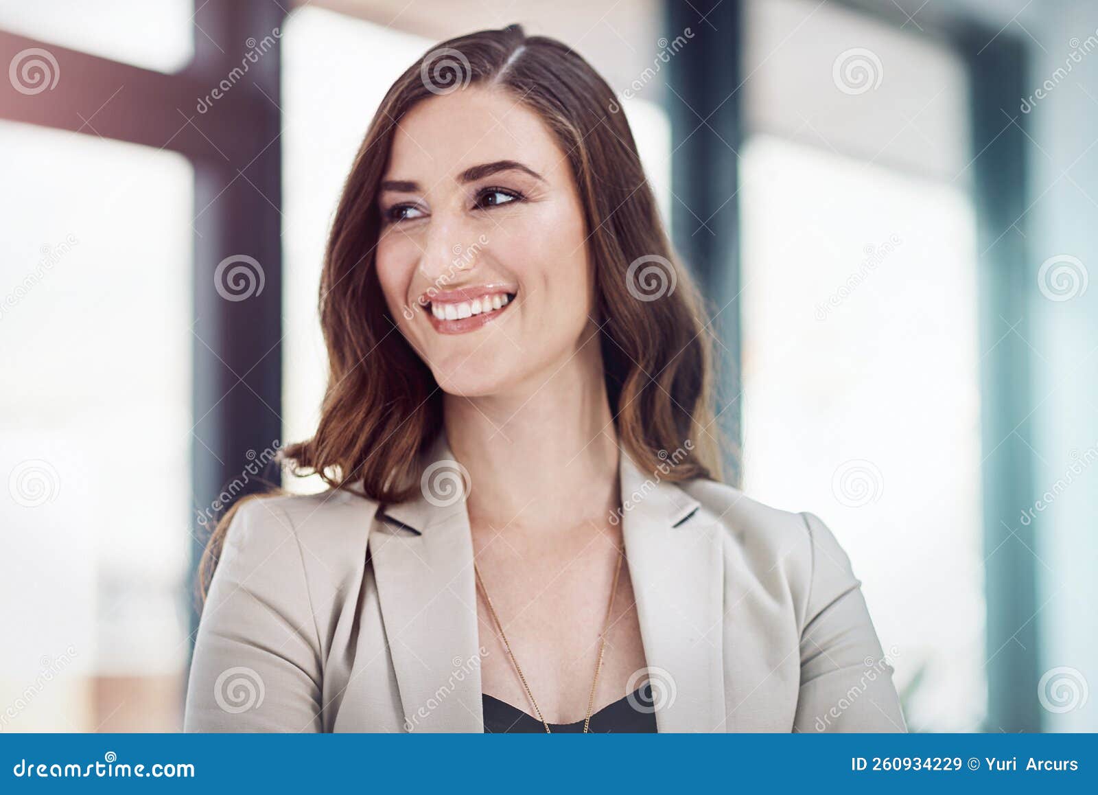 Shes Full Of Business Ideas A Successful Businesswoman Standing In Her