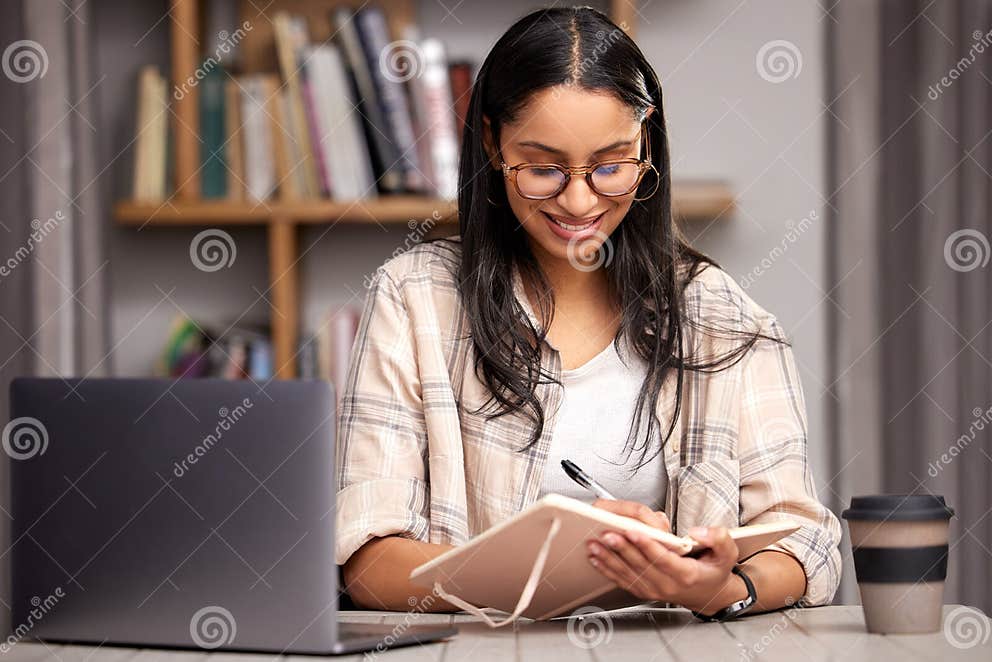 Shes Fully Prepped for Finals. an Attractive Young Female Student ...