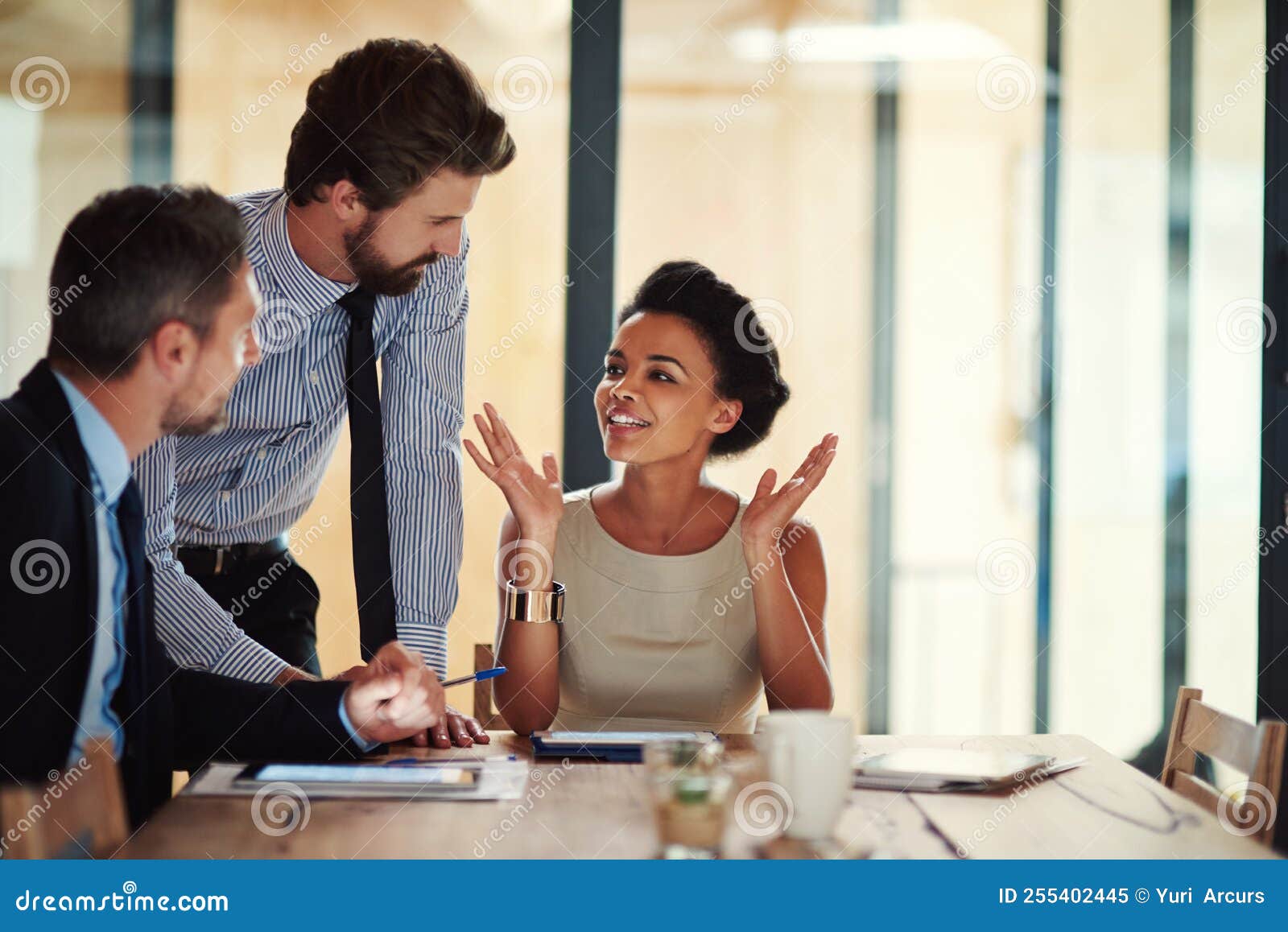 Shes Got Ideas To Share. a Group of Colleagues Working Together in an ...