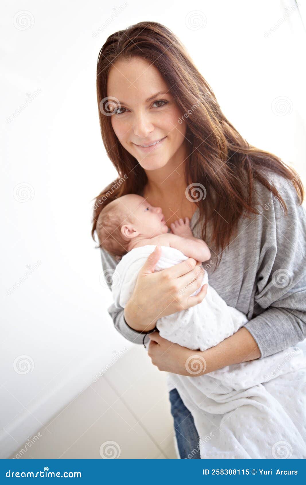 Shes My Bundle Of Joy Portrait Of A Young Mother Holding Her Newborn