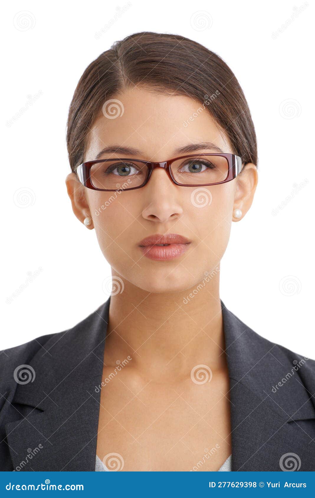 Shes Perfectly Professional Portrait Of An Attractive Young