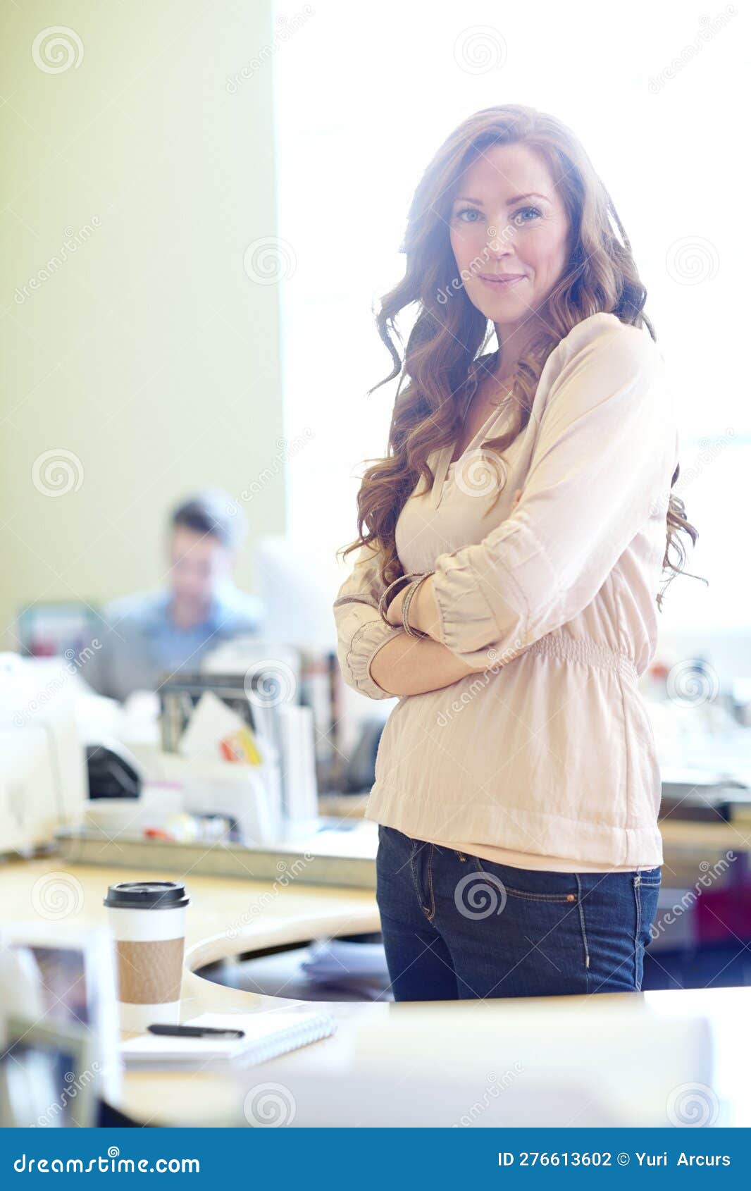 Shes Ready for Your Next Idea Stock Photo - Image of manager, desk ...