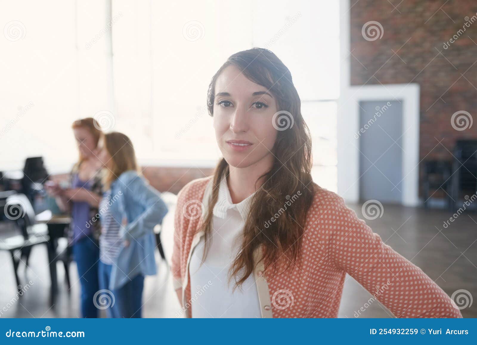 Shes Serious about Her Studies. Portrait of a Young University Student ...