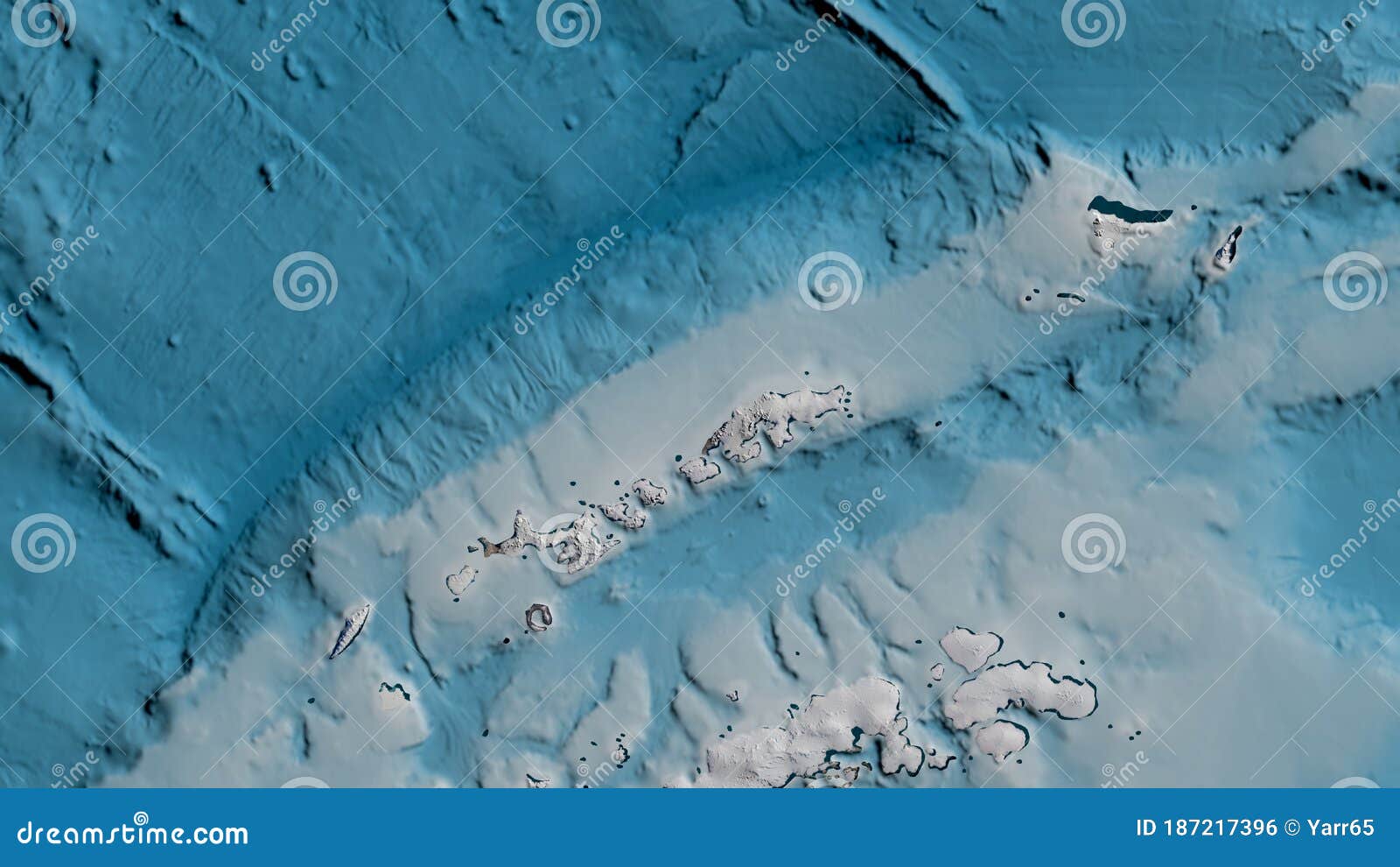 Shetland Tectonic Plate - Raster. Satellite Stock Illustration ...