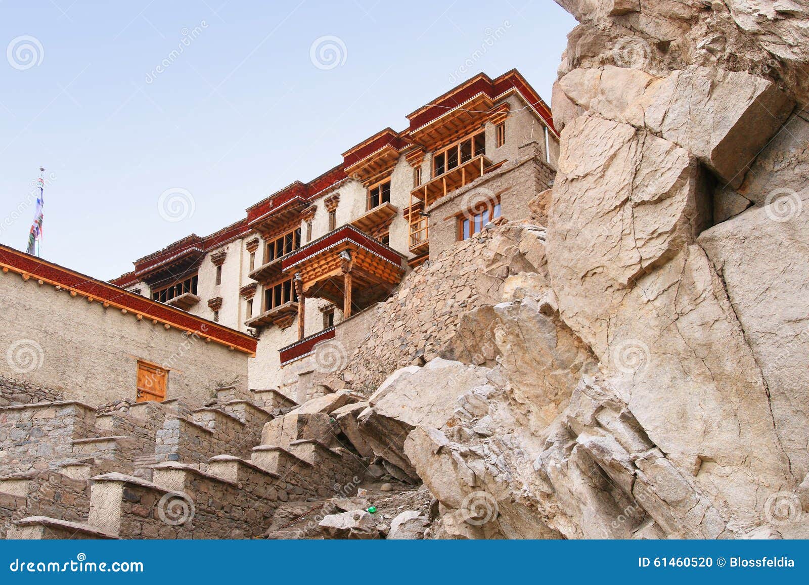 Shey Monastery, Ladakh, India Stock Photo - Image of natural, complex ...