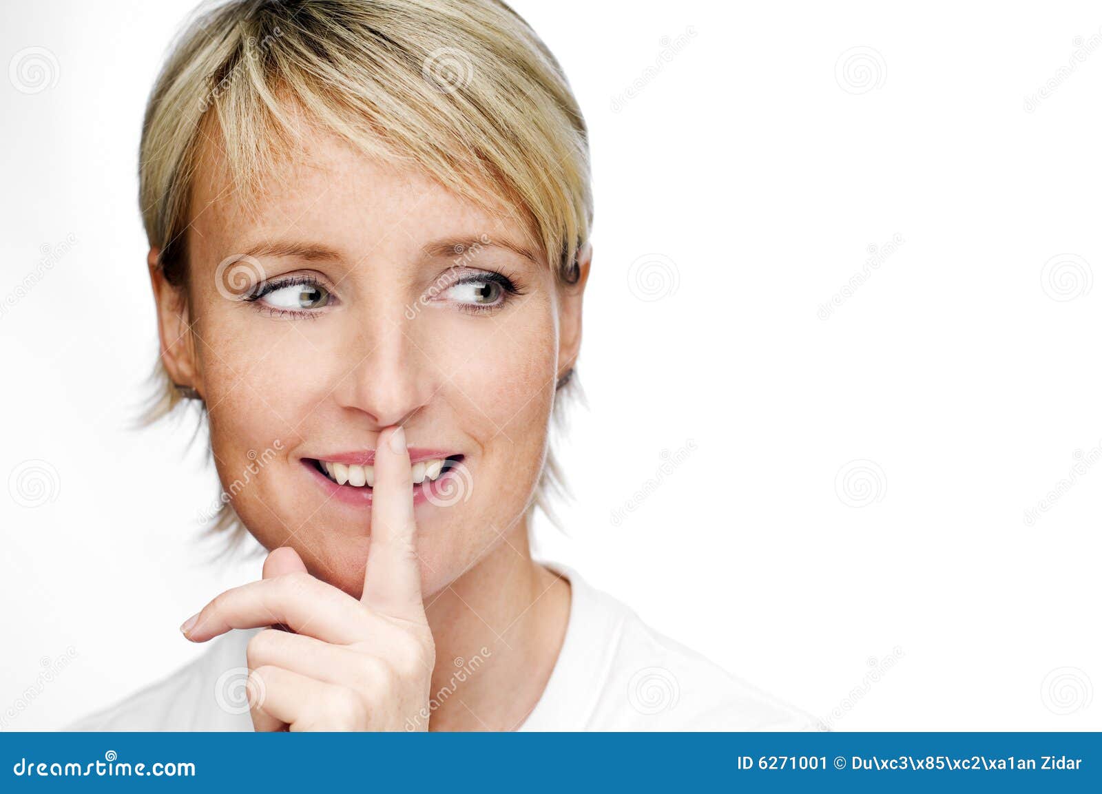 Shh stock image. Image of pretty, expressions, beautiful - 6271001
