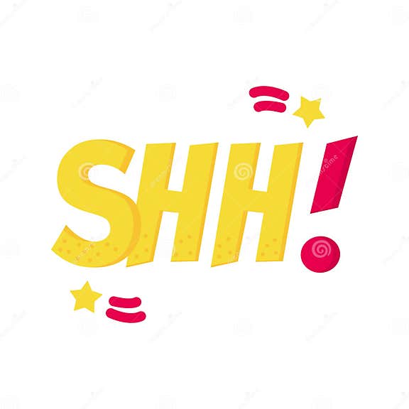 Shh Icon Image. stock vector. Illustration of isolated - 284248093