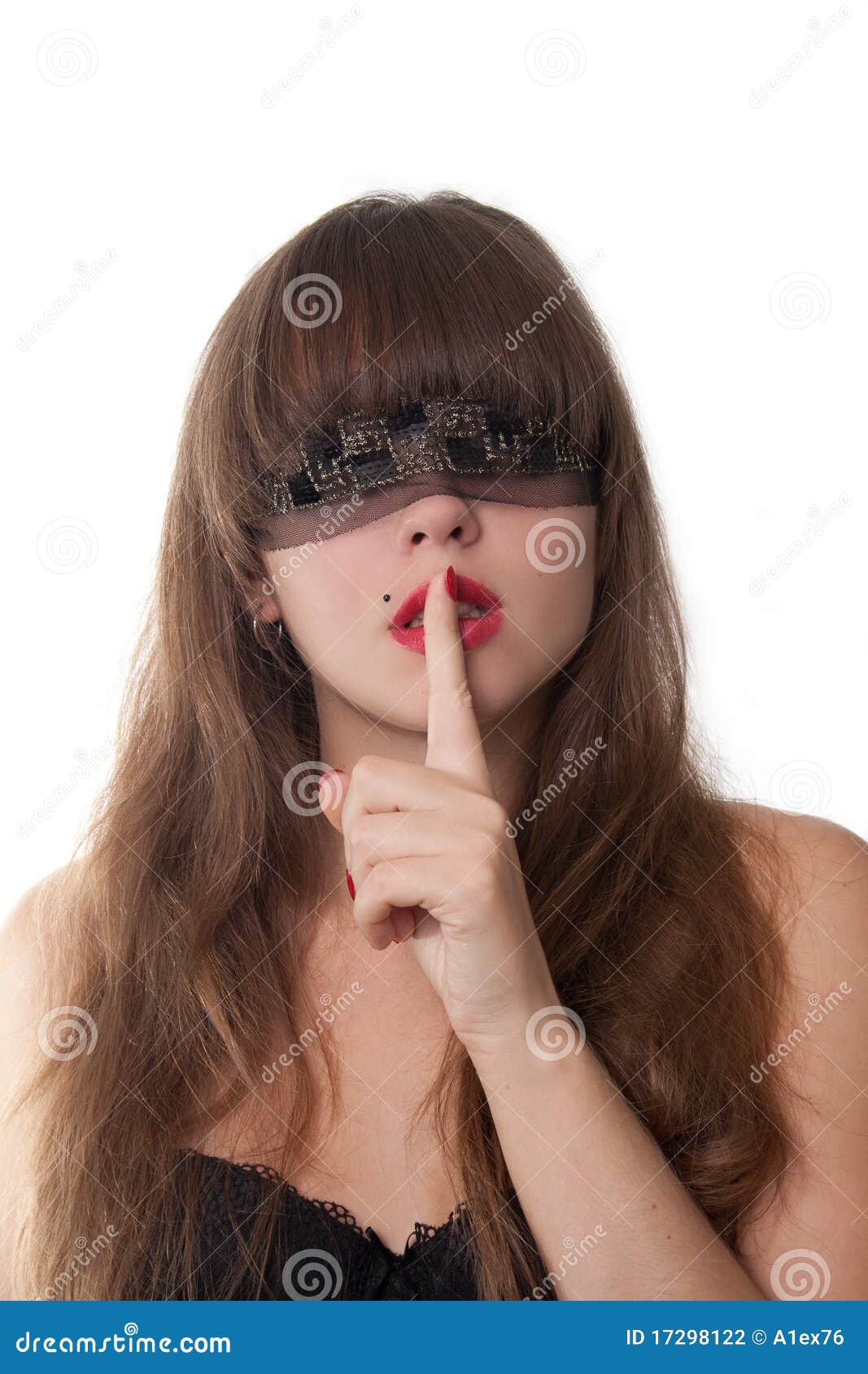 Shh. secreto foto de archivo. Imagen de silencio, cara - 17298122