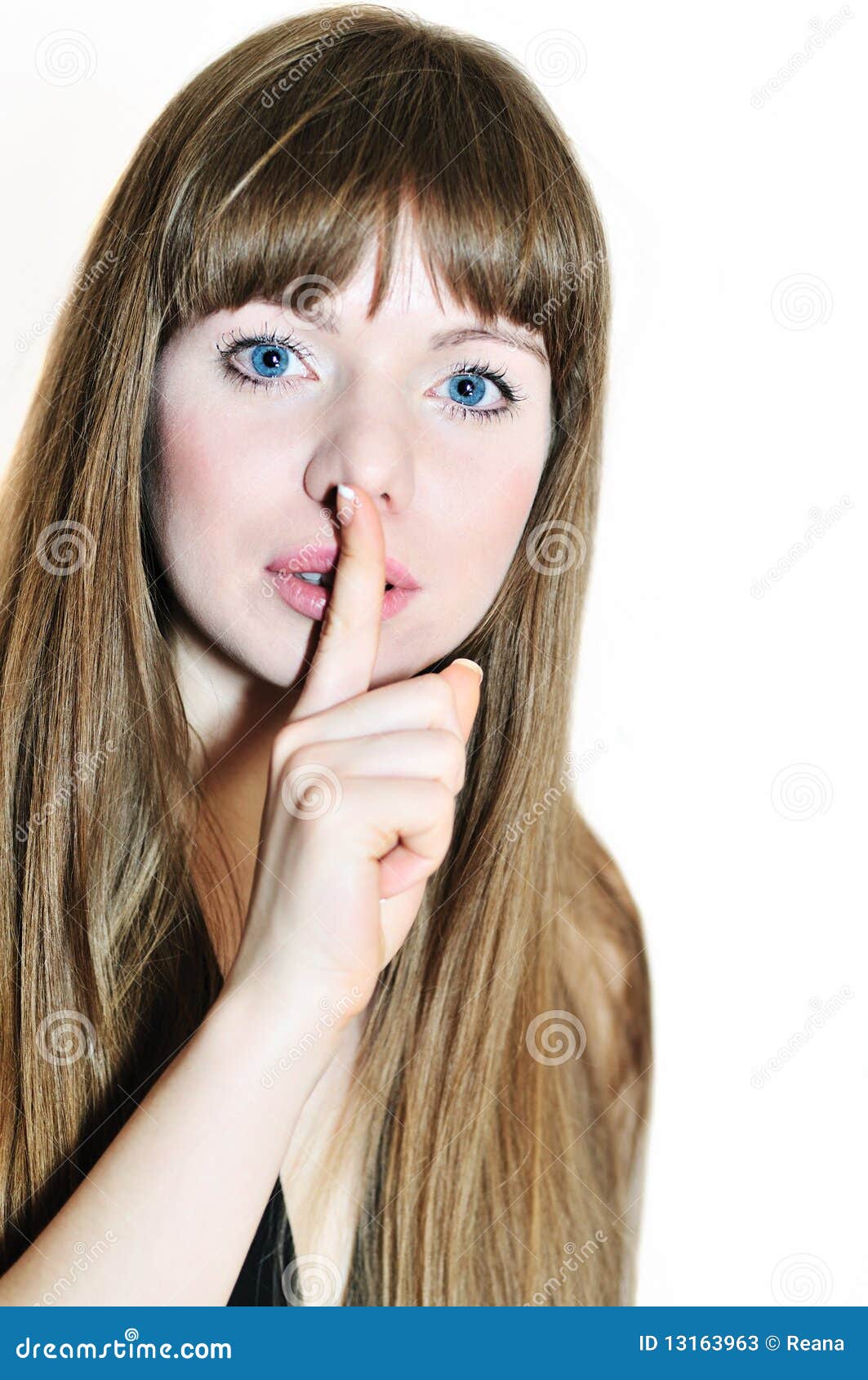 Shhh stock image. Image of quiet, muted, finger, noise - 13163963