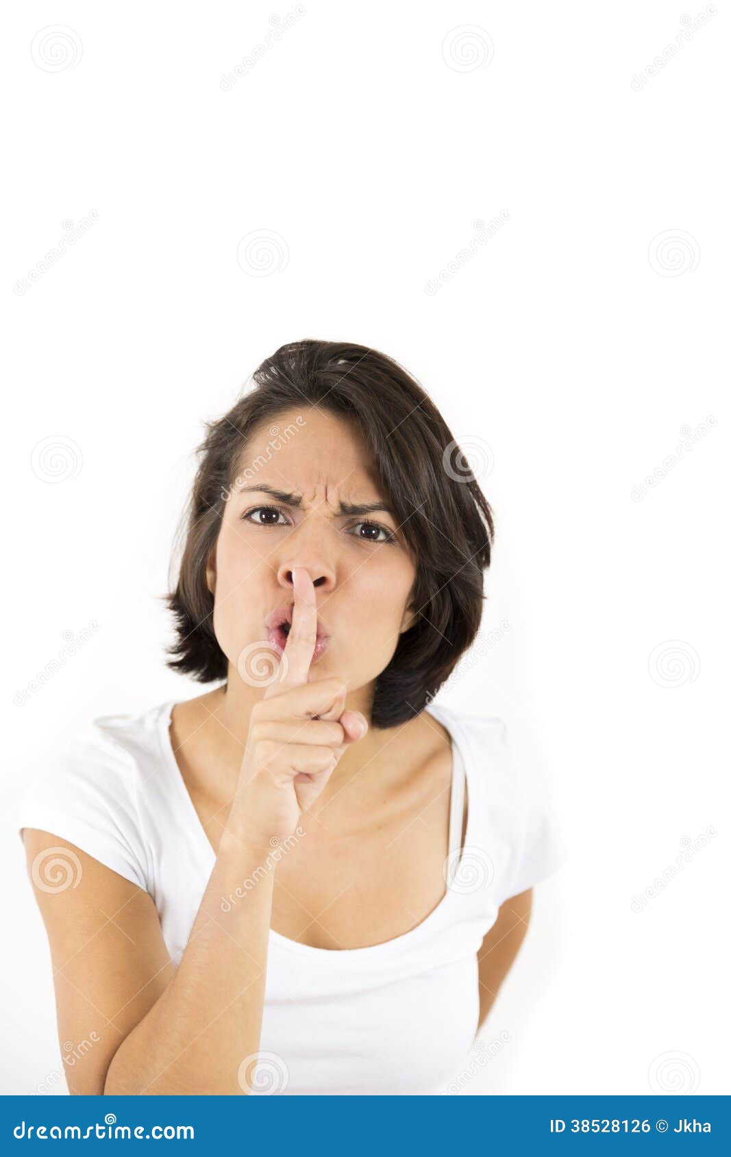 Shhh - Be Quiet stock photo. Image of european, mute - 38528126