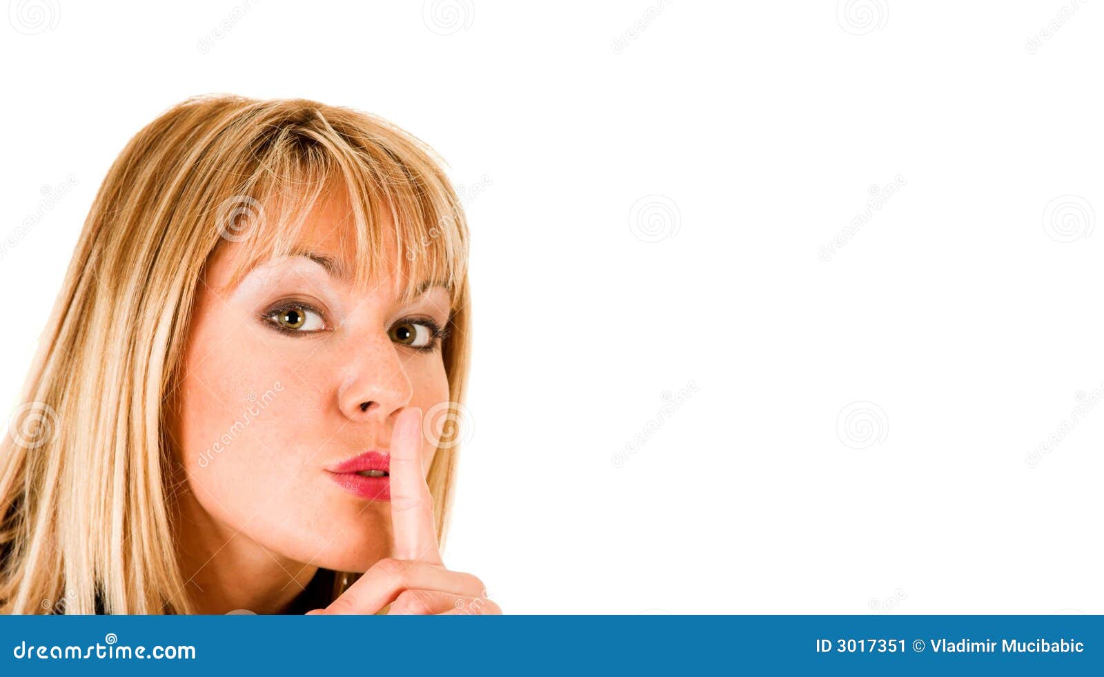 Shhhh stock image. Image of beautiful, cute, expression - 3017351