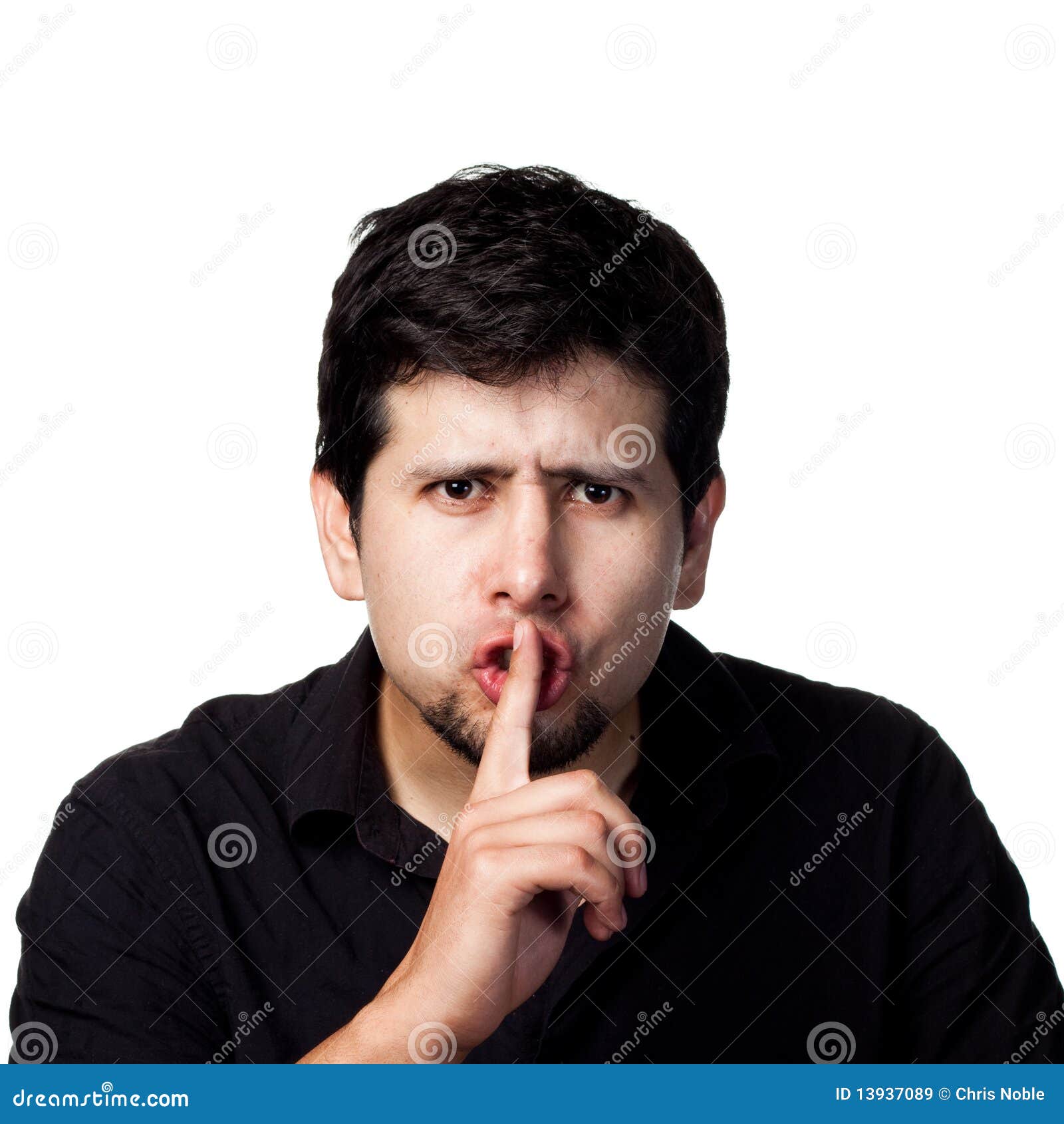 SHHHH Be Quiet! stock image. Image of funny, motion, mouth - 13937089