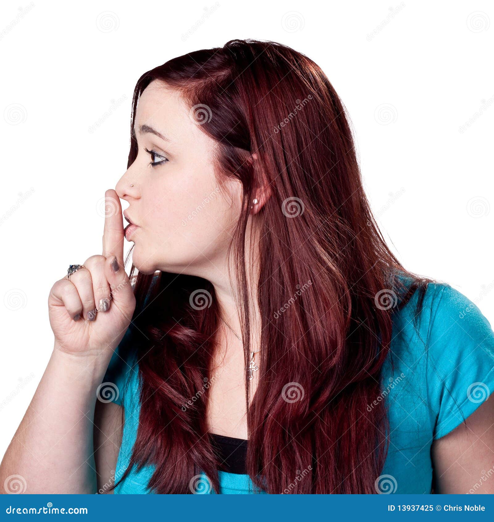 SHHHH Be Quiet! stock image. Image of acting, quiet, artist - 13937425