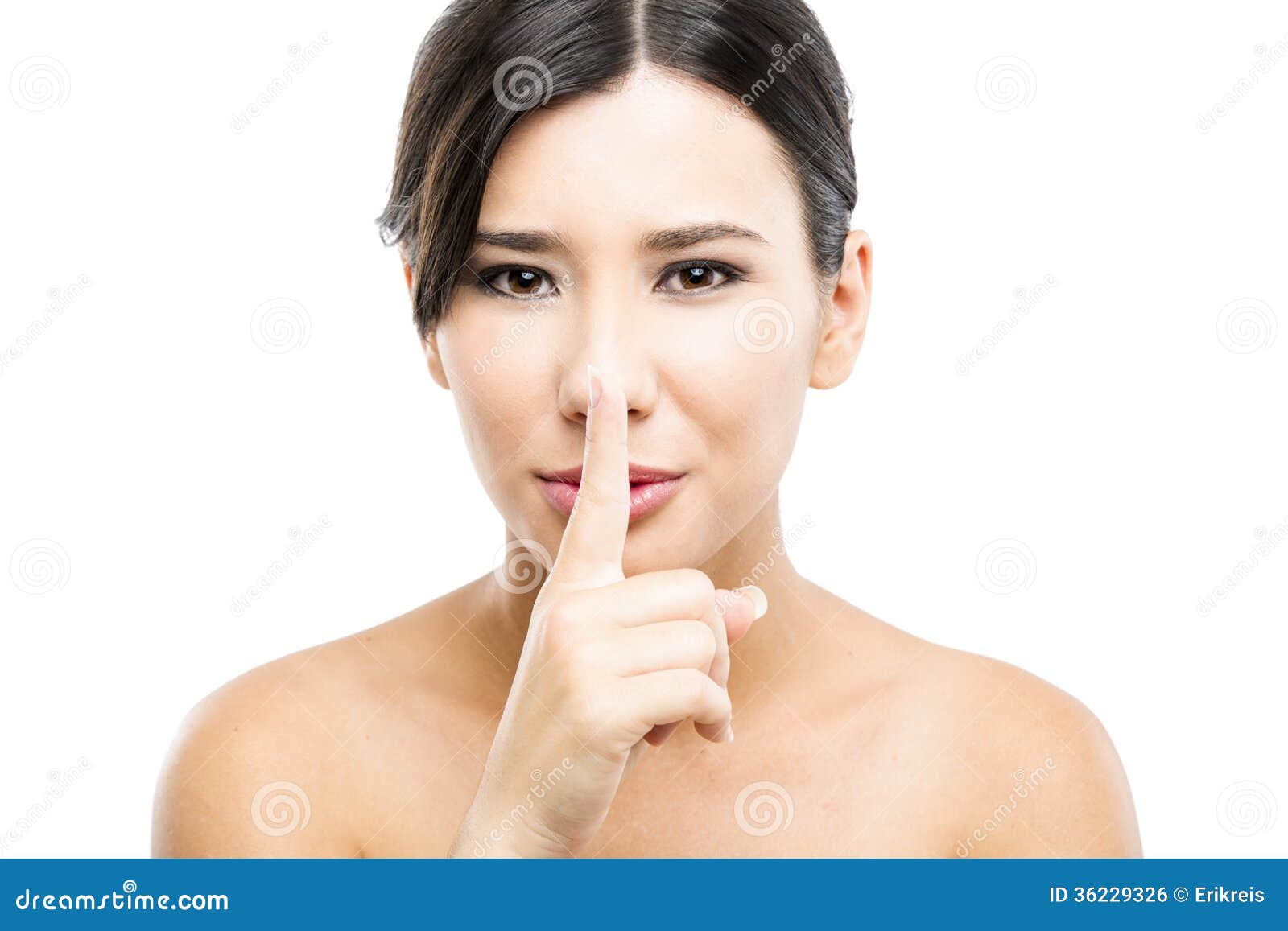 Shhhhh foto de archivo. Imagen de mezclado, dedo, feliz - 36229326