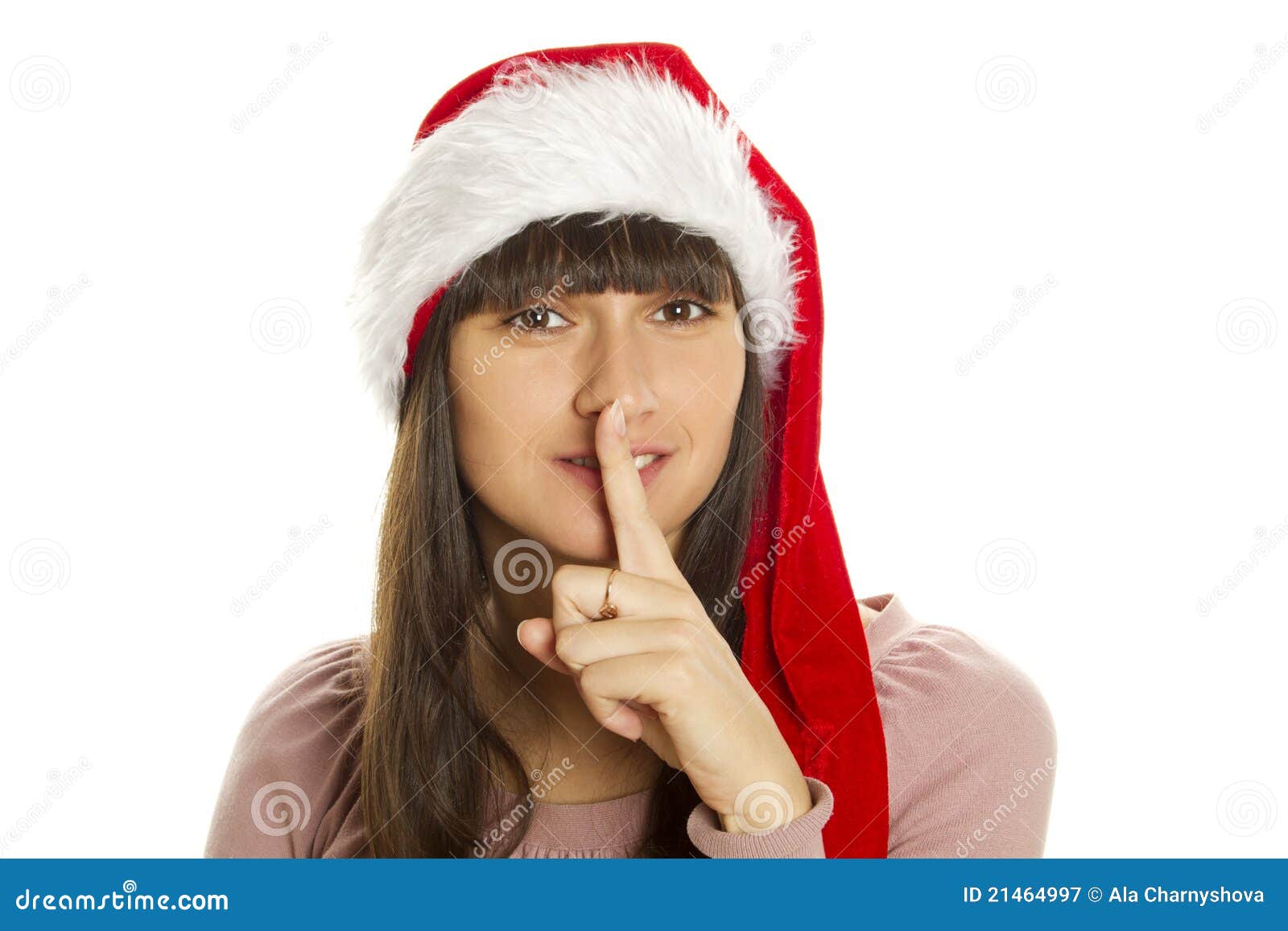 Shhhhh christmas soon stock image. Image of funny, attractive - 21464997