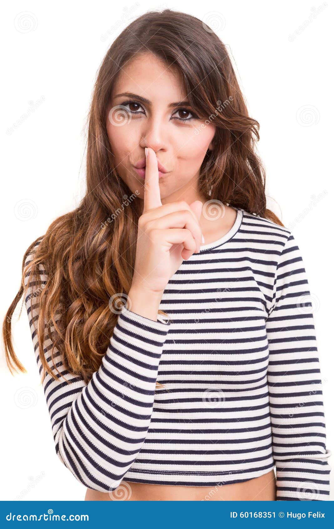 Shhhhhh ! image stock. Image du pourpré, dame, confiant - 60168351