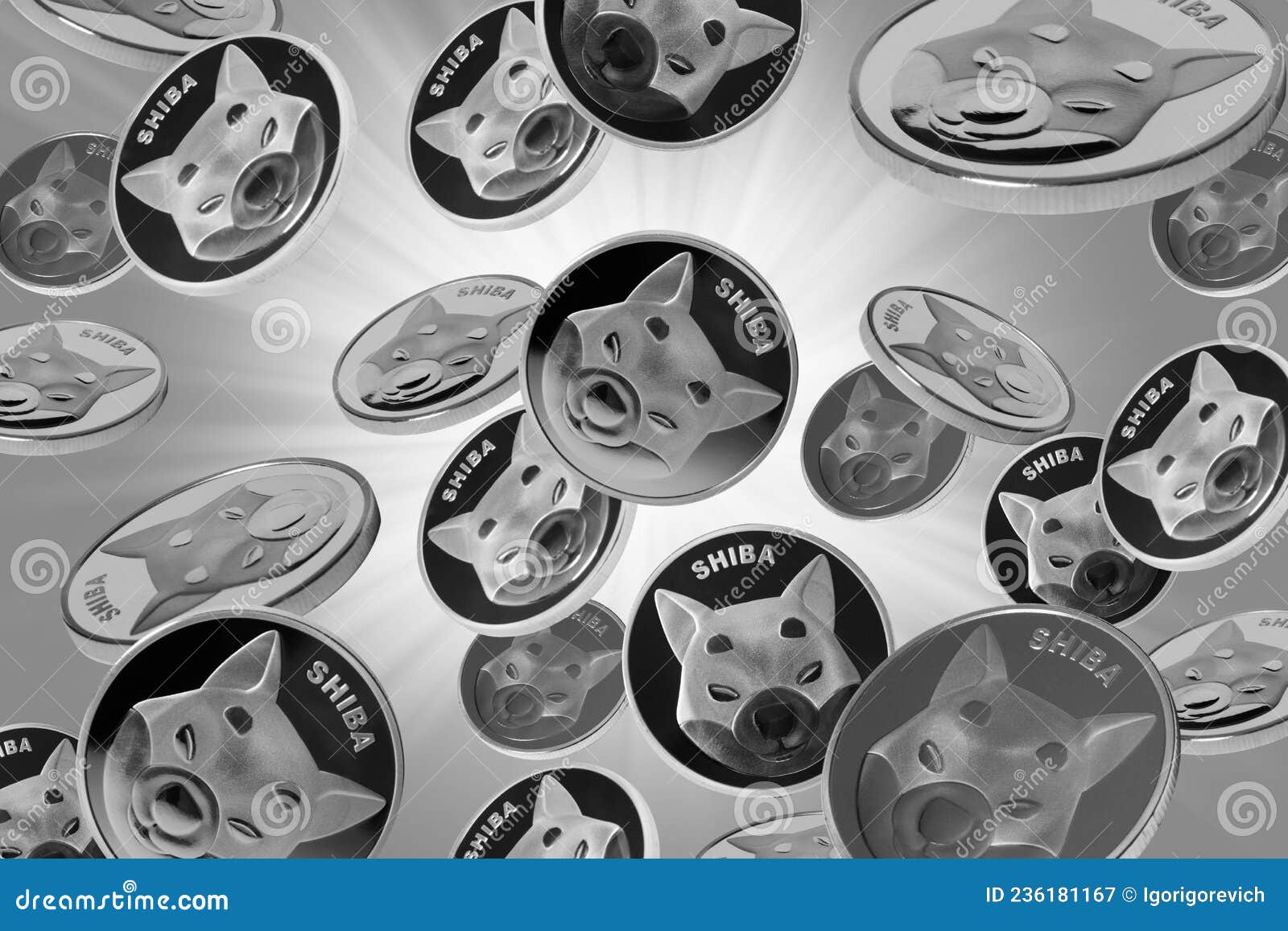 Shiba coins stock image. Image of cryptocurrency, international - 236181167