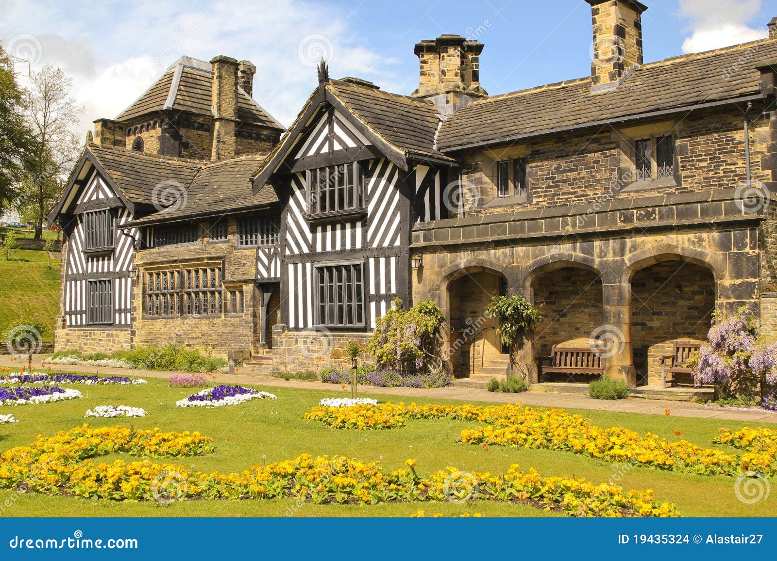 Shibden Hall, Halifax stock photo. Image of lister, stone - 19435324