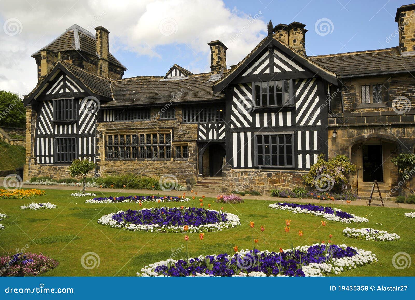 Shibden Hall, Halifax stock photo. Image of pattern, construction ...