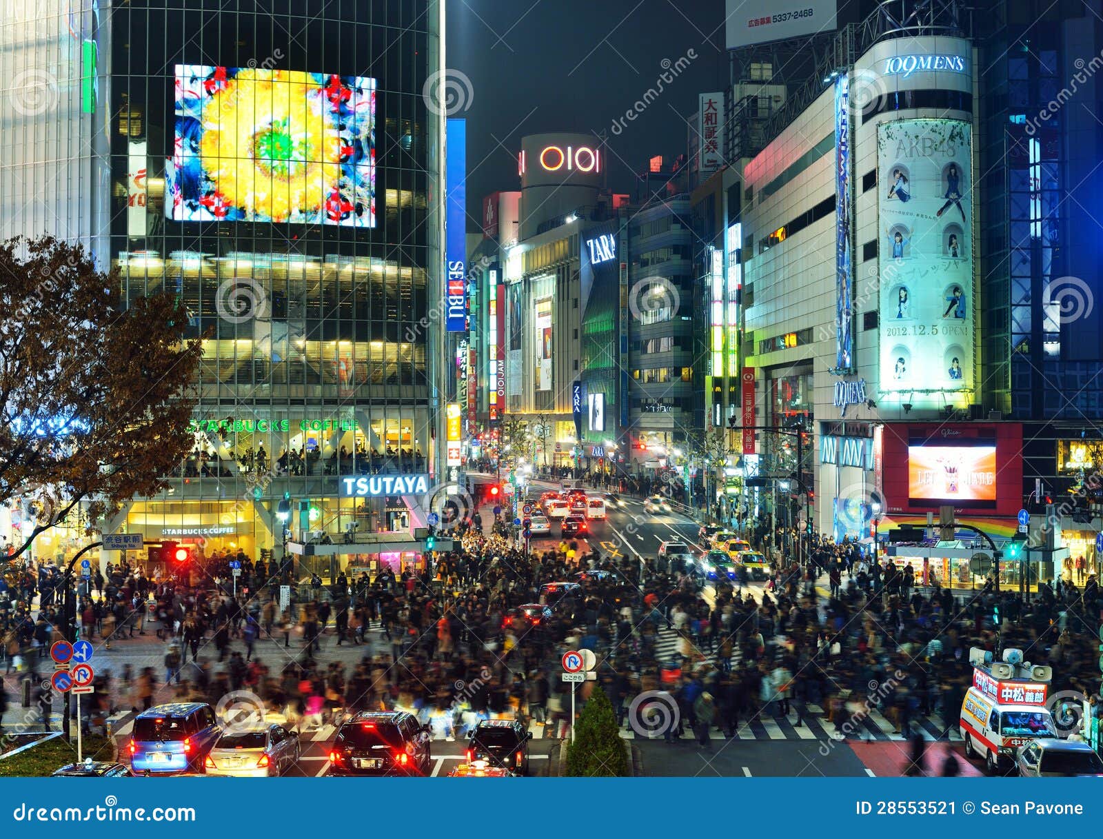 Shibuya Crossing editorial photo. Image of scene, pedestrians - 28553521