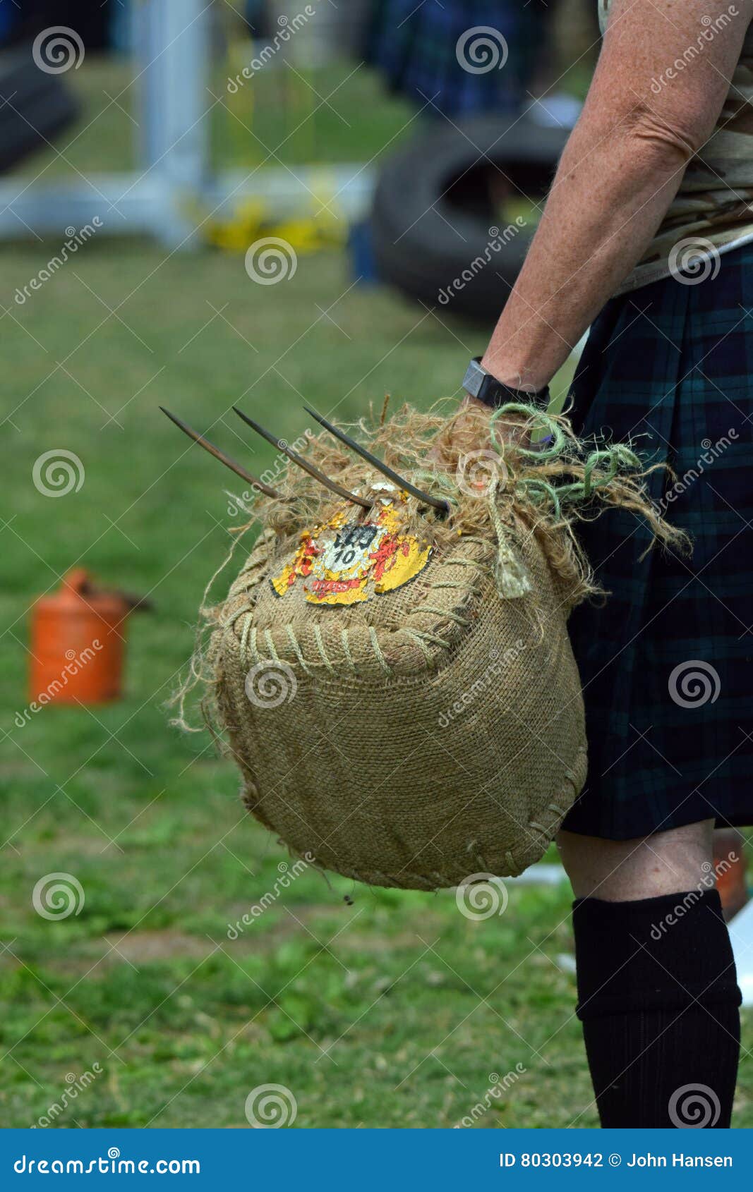 The shief stock photo. Image of kilt, farm, ready, pitchfork - 80303942