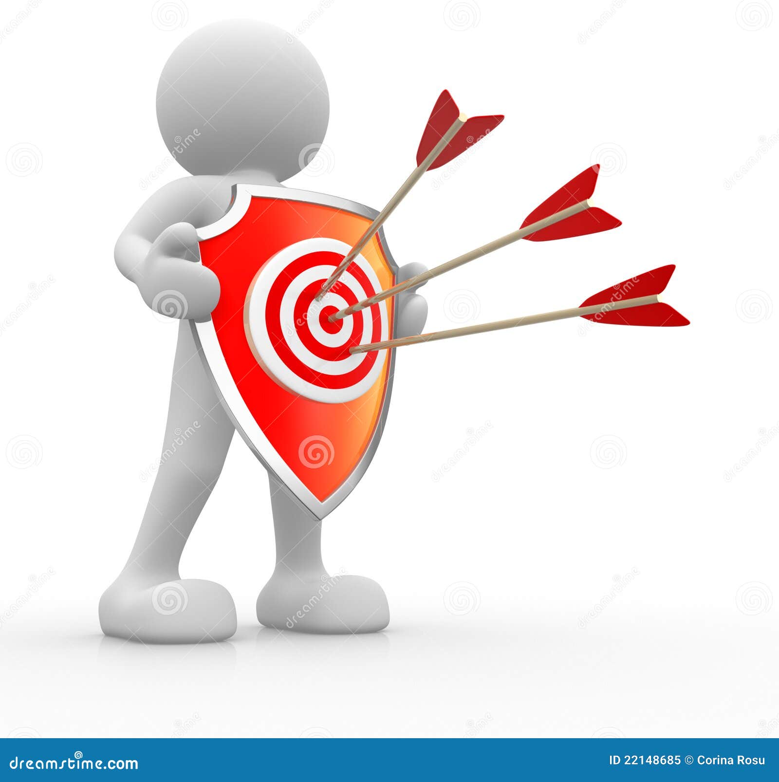 Shield stock illustration. Illustration of shot, circle - 22148685