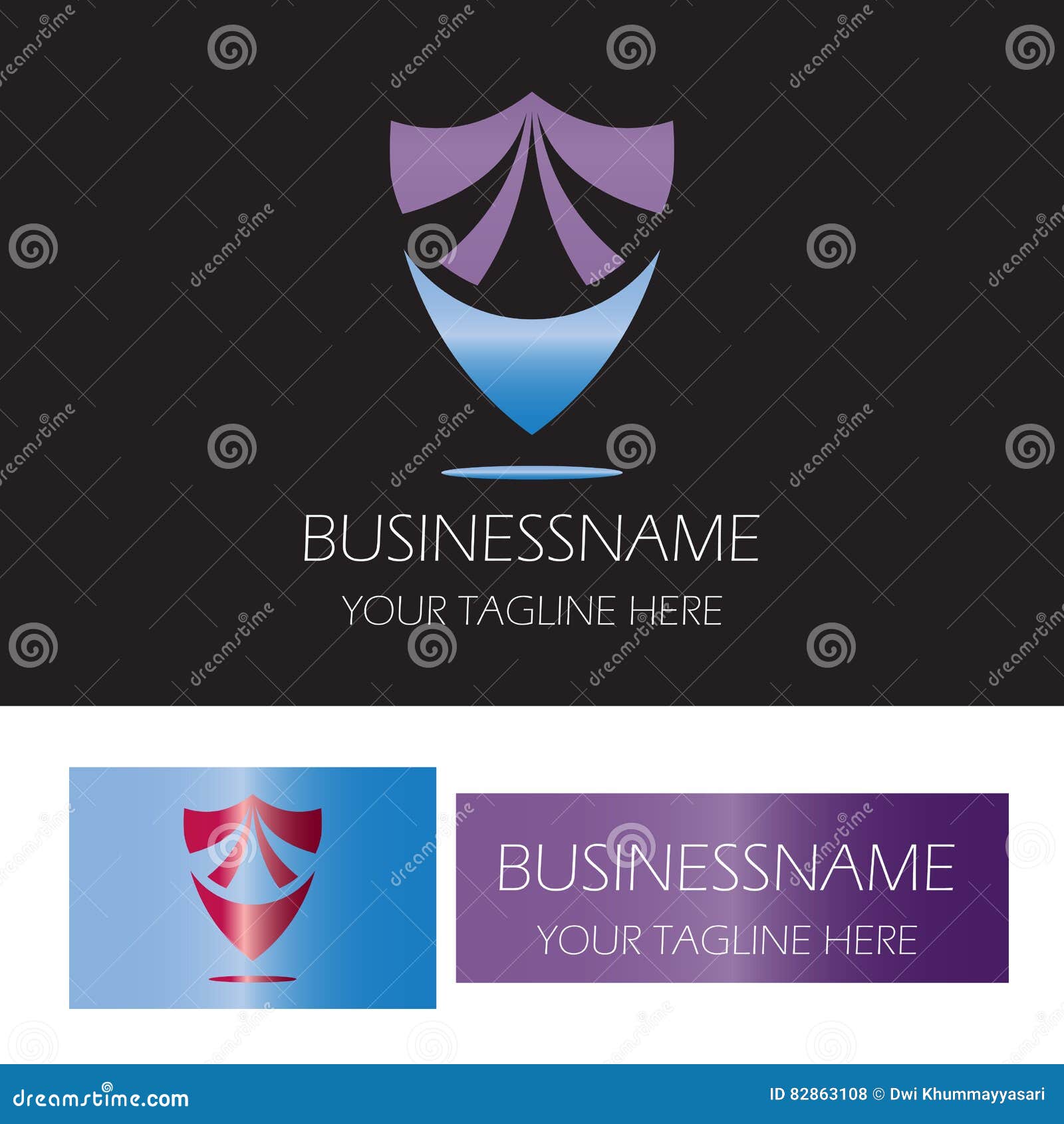 Shield abstract logo stock vector. Illustration of abstract - 82863108