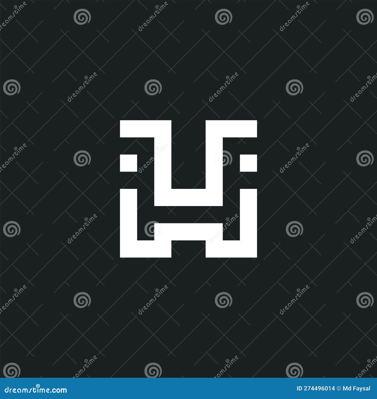 Shield Abstract Monogram Letter Mark Vector Logo Stock Vector ...